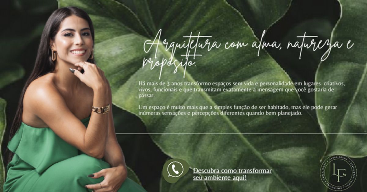 Laura Fraga | Arquiteta e Paisagista | Volta Redonda Rj